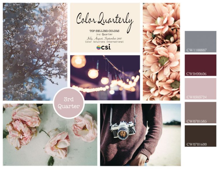 Color Quartely:Q3 Color & Trend based on sales data