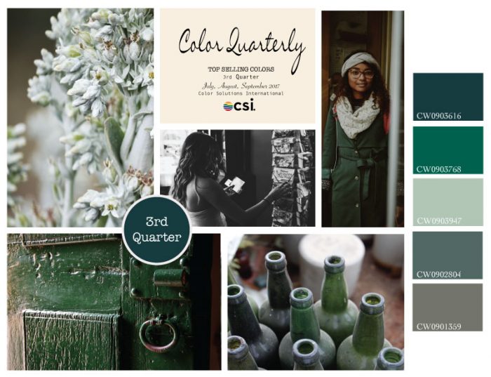 Color Quartely:Q3 Color & Trend based on sales data