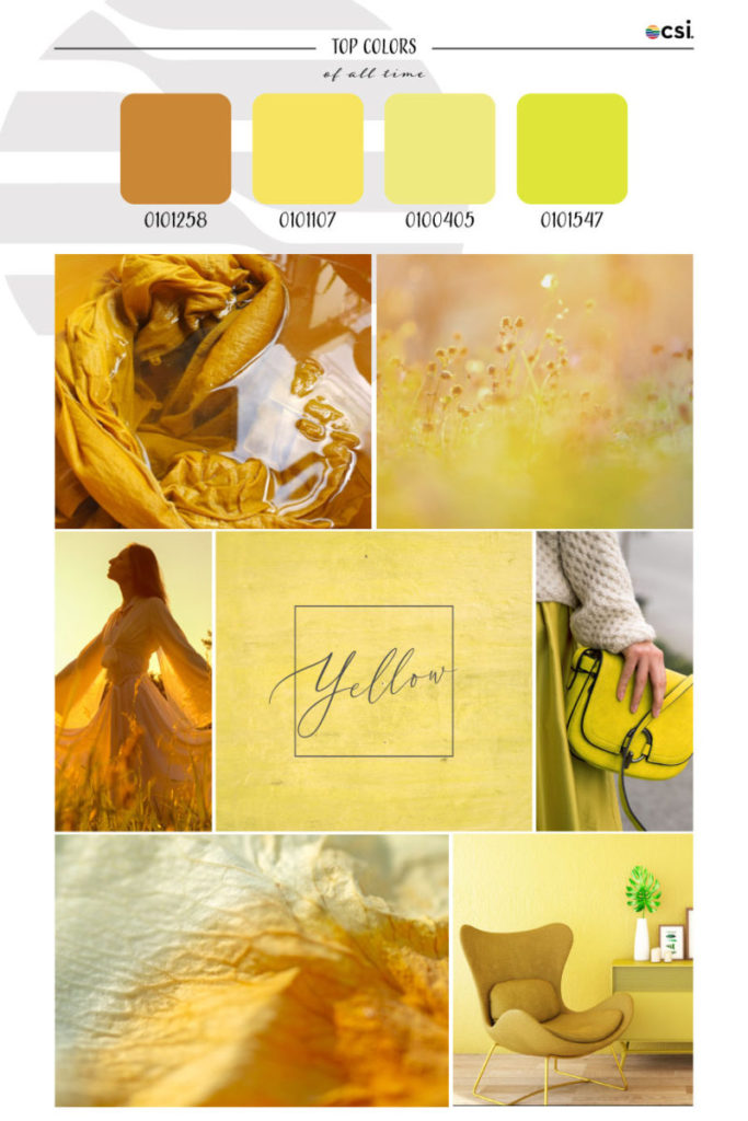 Top ColorWall™ Colors of All Time | Yellow – eColorWorld